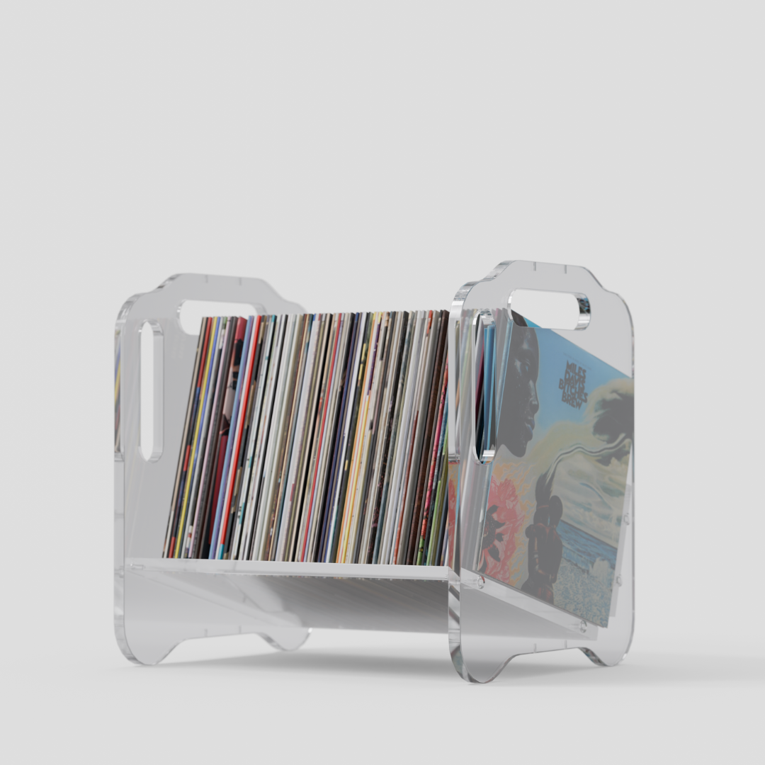 Modular Acrylic Vinyl Storage Shelf | A120A by Bento Labs – Bentolabs ...